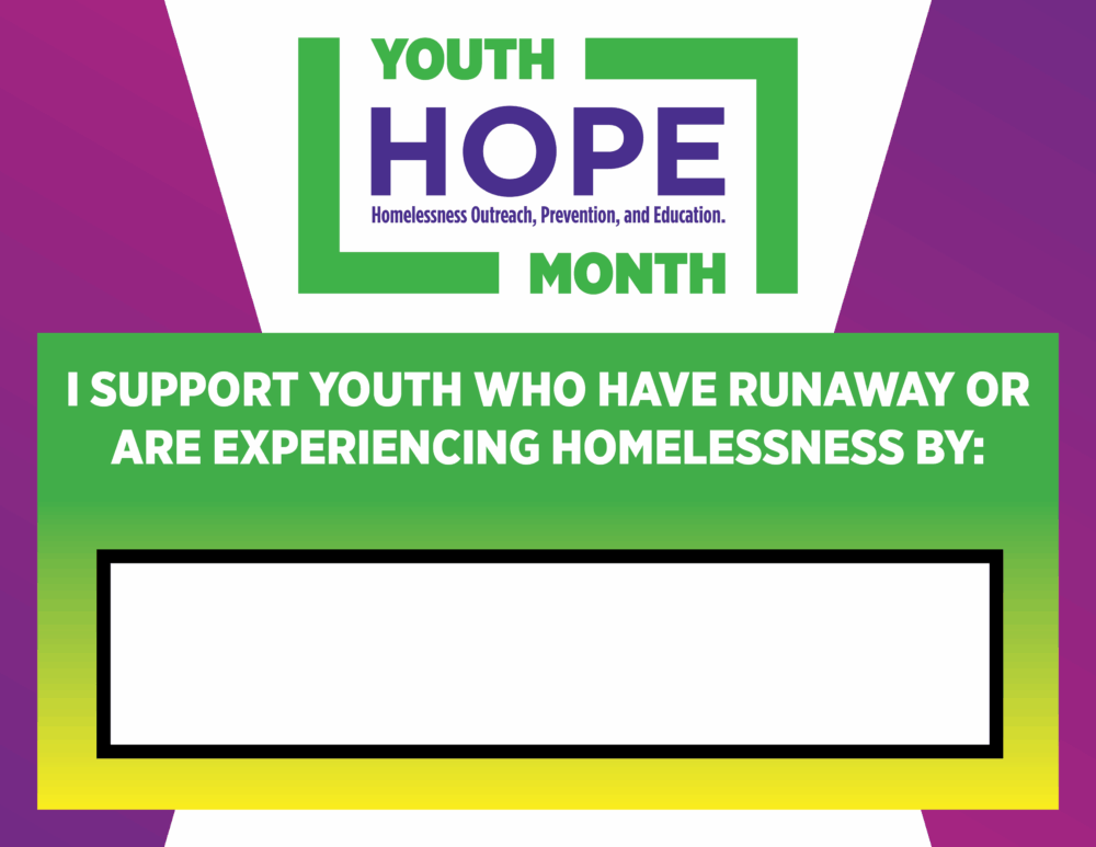 Youth HOPE Month Toolkit - National Runaway Safeline