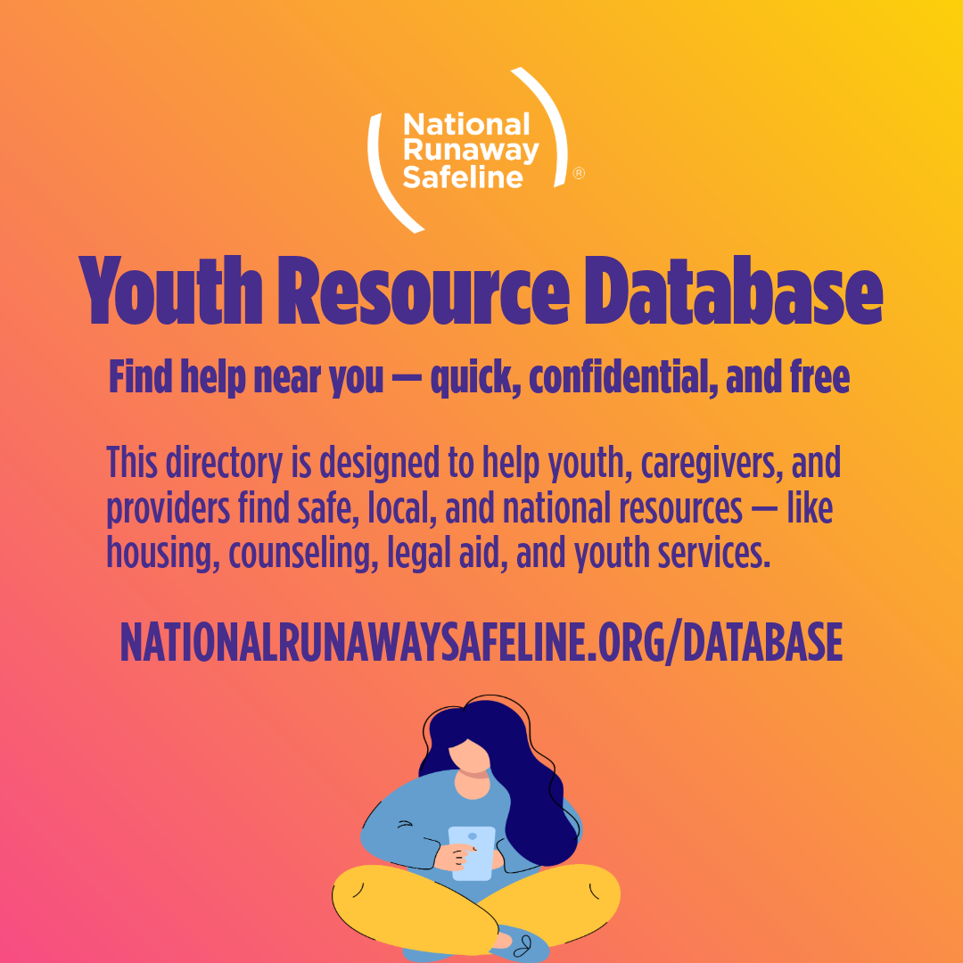 1-800-RUNAWAY | 24/7 Youth Support and Resources